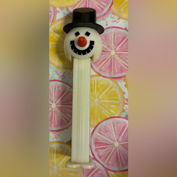 PEZ | Holiday | Vintage Collectible Snowman Pez Dispenser 97 Black Hat ...